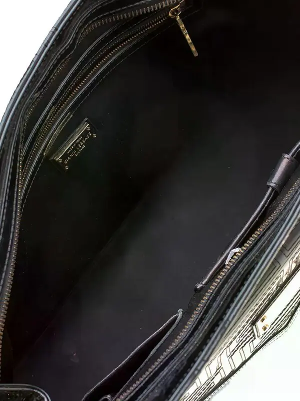 Versace Logo-plaque Leather Satchel Bag