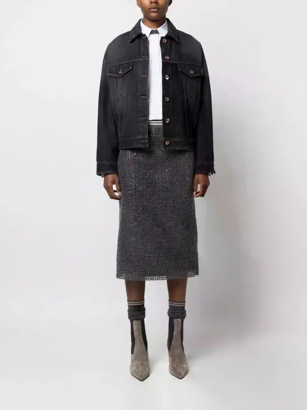 Brunello Cucinelli Cropped Long-sleeve Shirt