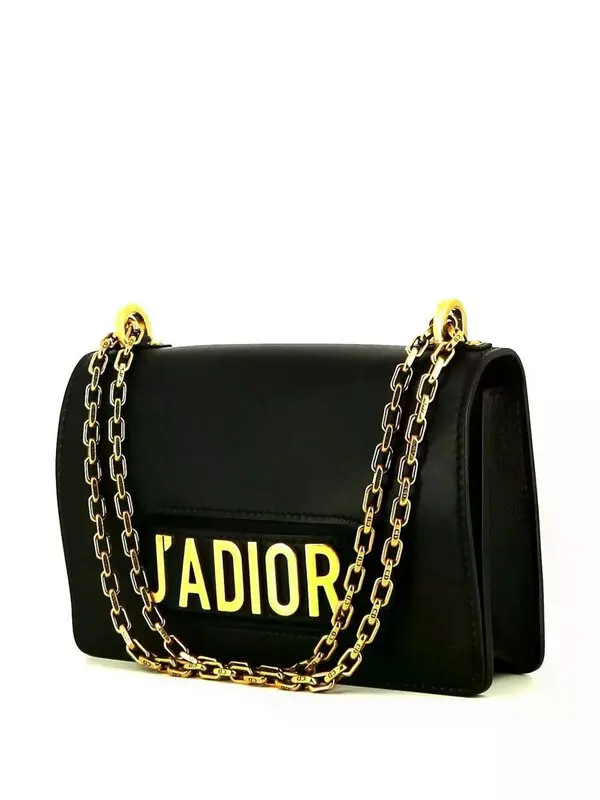 Dior J'adior Leather Shoulder Bag - Black