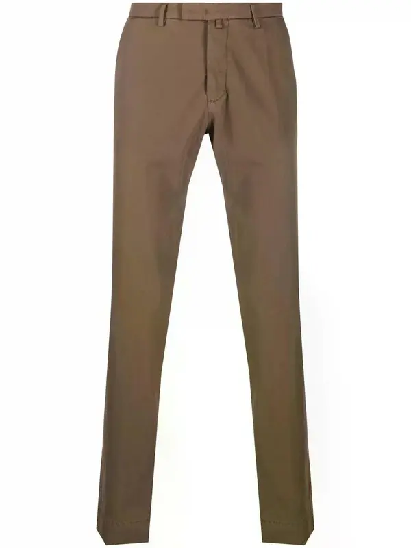 BRIGLIA 1949 Straight-leg Tailored Trousers - Brown