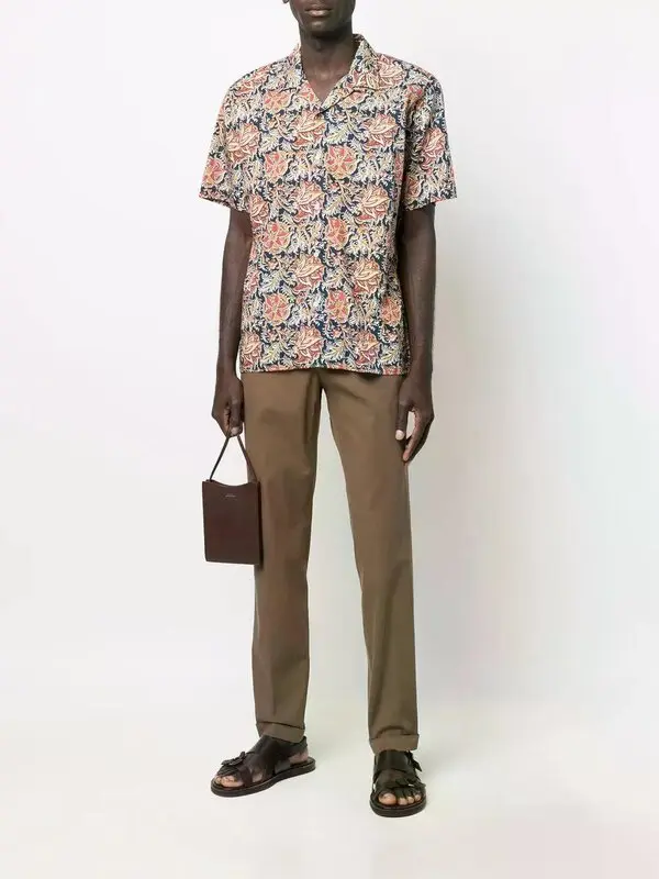 BRIGLIA 1949 Straight-leg Tailored Trousers - Brown