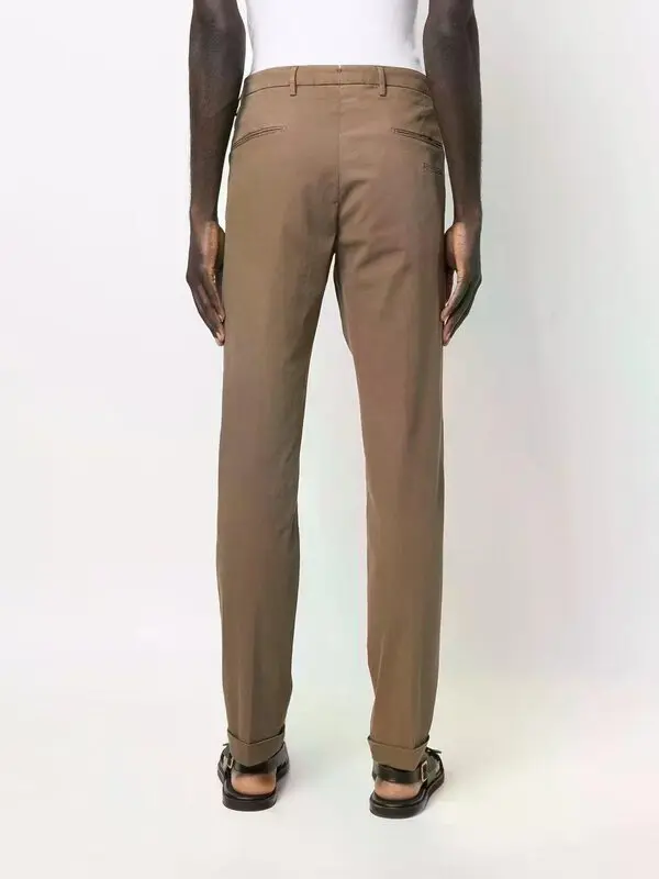 BRIGLIA 1949 Straight-leg Tailored Trousers - Brown