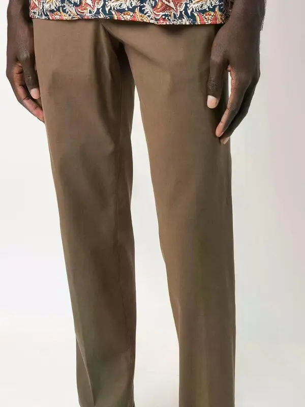 BRIGLIA 1949 Straight-leg Tailored Trousers - Brown