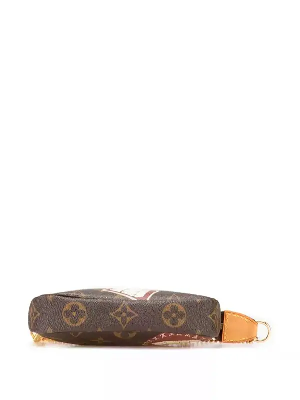 LOUIS VUITTON Monogram Patch Mini Pochette Accessoires Handbag