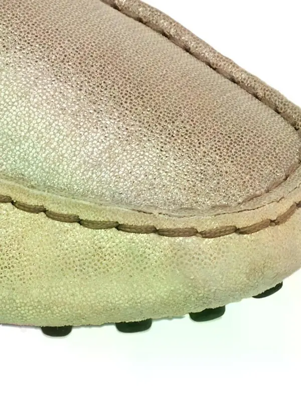TOD'S Suede Loafers - Gold