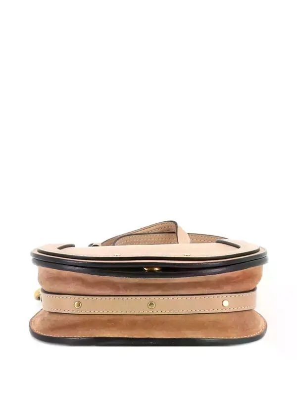 Chloé Nile Leather Crossbody Bag - Neutrals