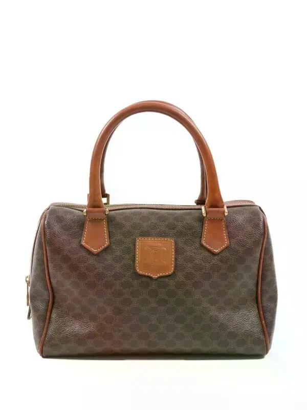 Celine 1980s Mini Speedy Triomphe Tote Bag
