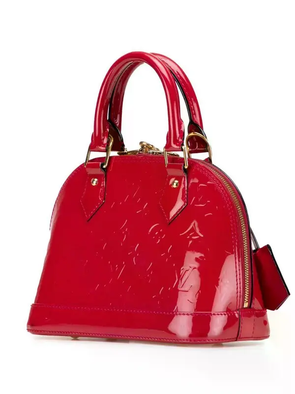 LOUIS VUITTON Monogram Vernis Alma Bb Satchel