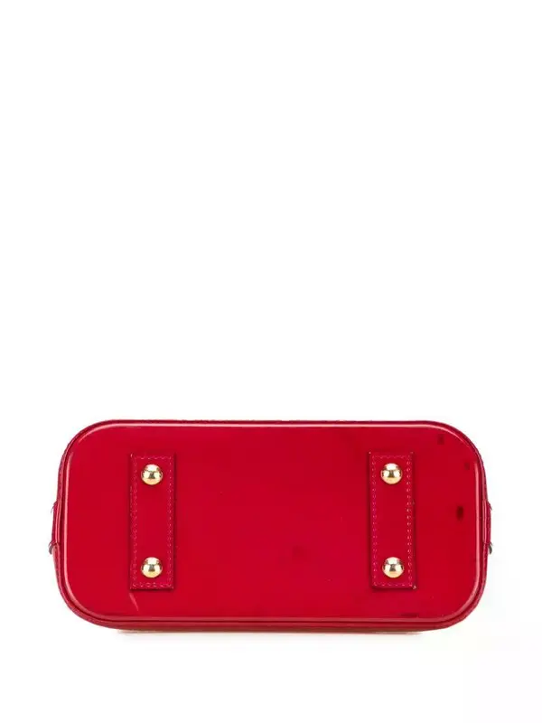 LOUIS VUITTON Monogram Vernis Alma Bb Satchel