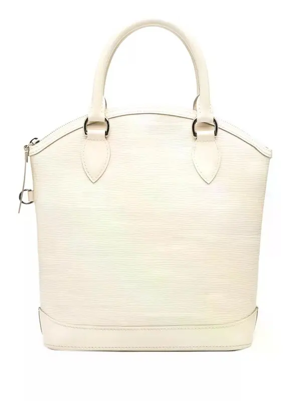LOUIS VUITTON Pre-owned 2007 Epi Lockit Vertical Handbag - White