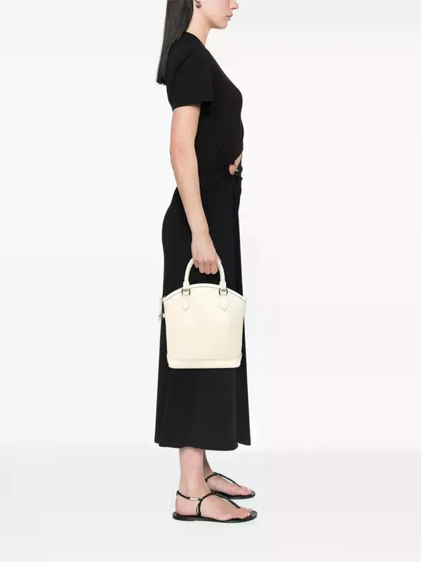 LOUIS VUITTON Pre-owned 2007 Epi Lockit Vertical Handbag - White