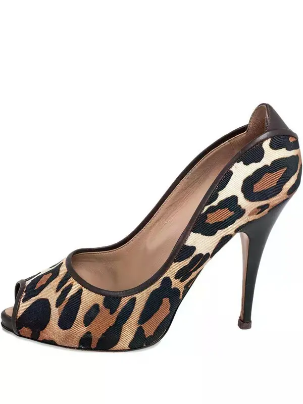 GIUSEPPE ZANOTTI 105mm Leopard-print Pumps