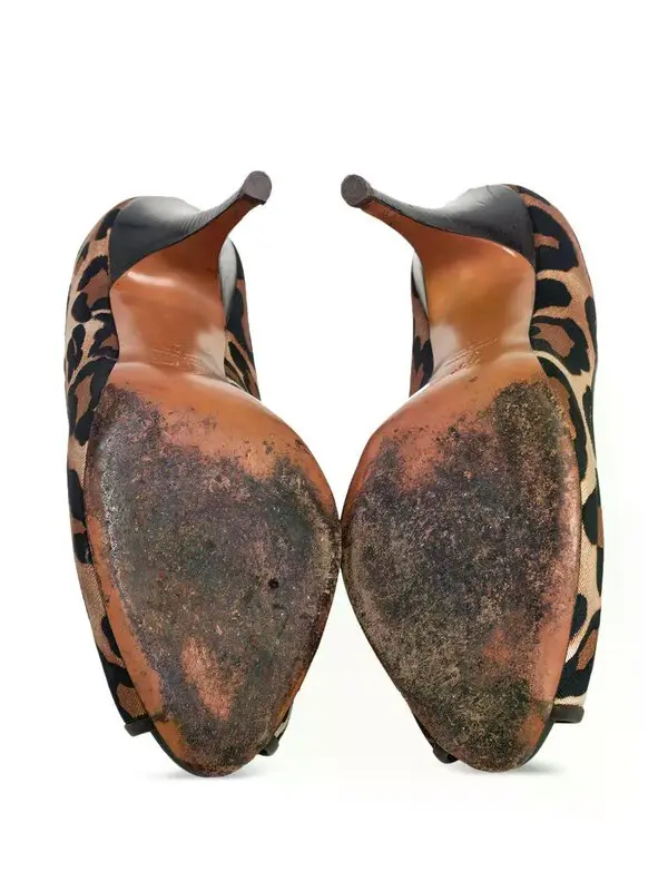 GIUSEPPE ZANOTTI 105mm Leopard-print Pumps