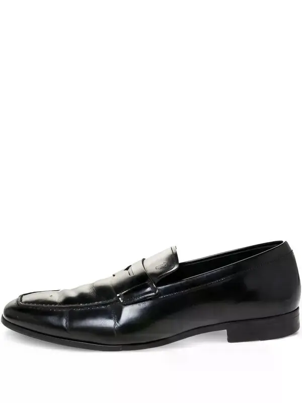 TOD'S Vintage Penny Loafers - Black