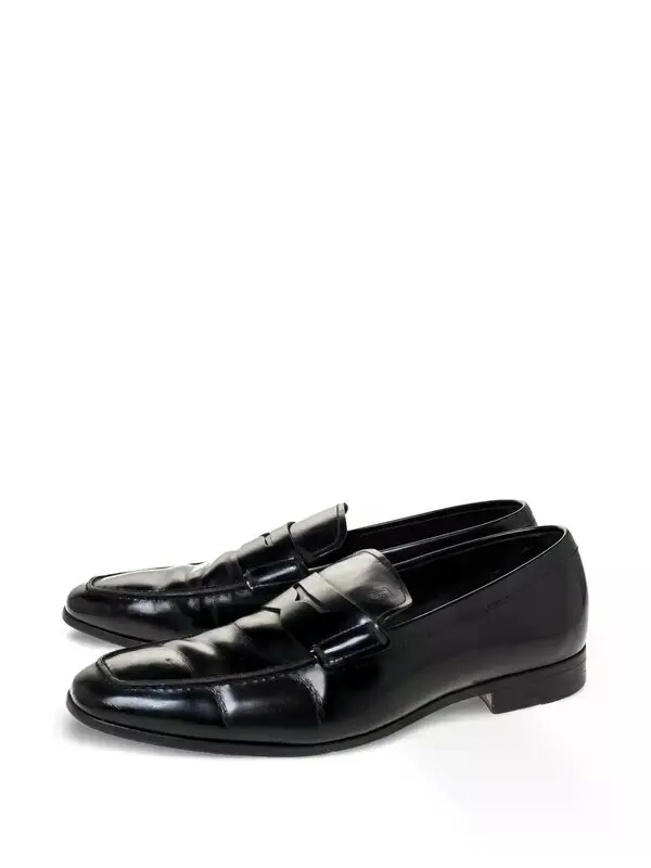 TOD'S Vintage Penny Loafers - Black