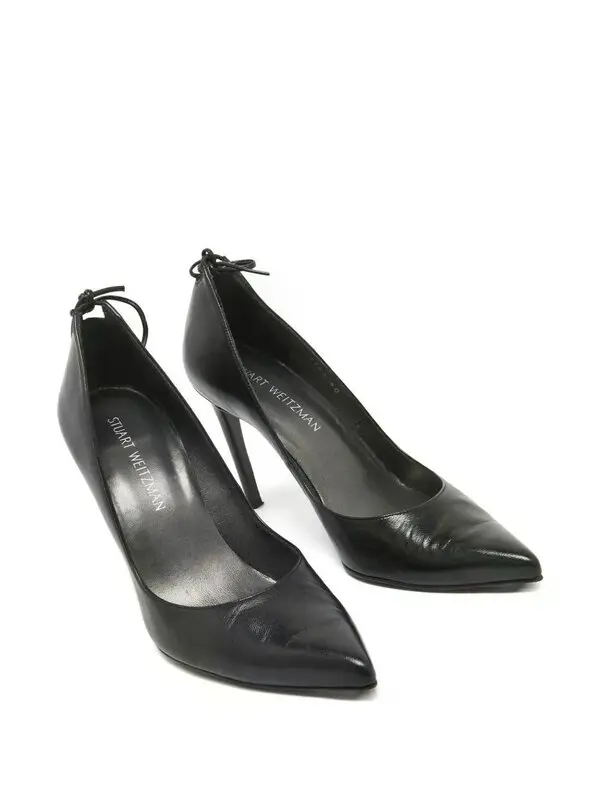 STUART WEITZMAN 100mm Leather Heeled Pumps
