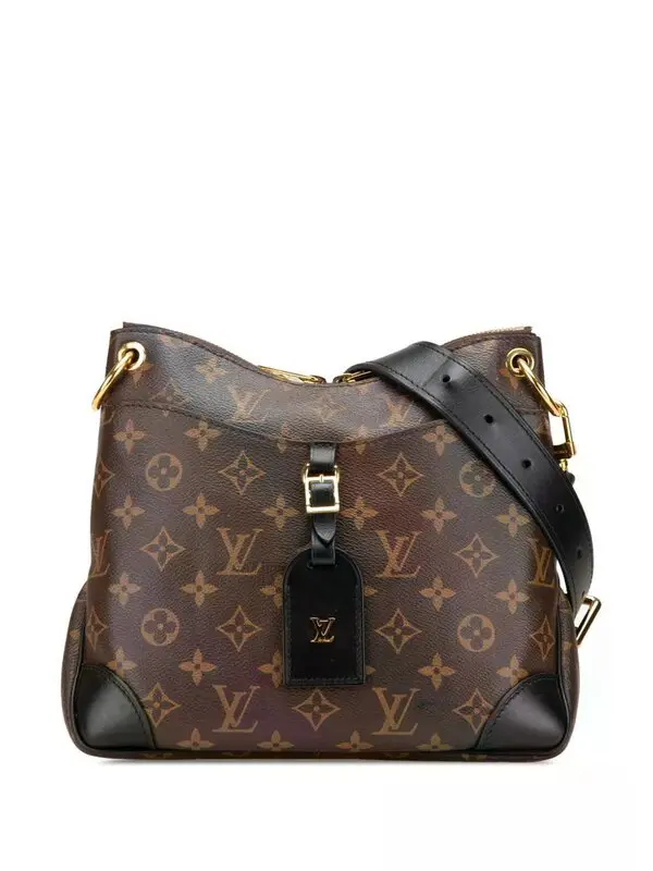LOUIS VUITTON Monogram Odeon Pm Crossbody Bag - Brown