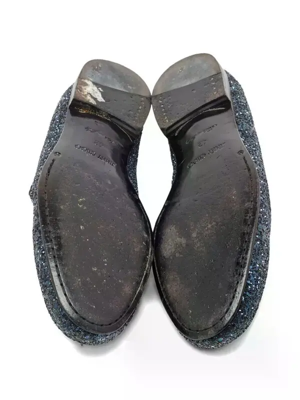 JIMMY CHOO Glitter Loafers