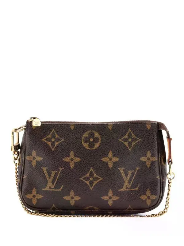 LOUIS VUITTON Pochette Accessoires Monogram Canvas Mini Clutch