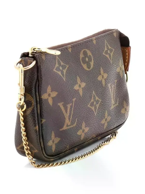 LOUIS VUITTON Pochette Accessoires Monogram Canvas Mini Clutch