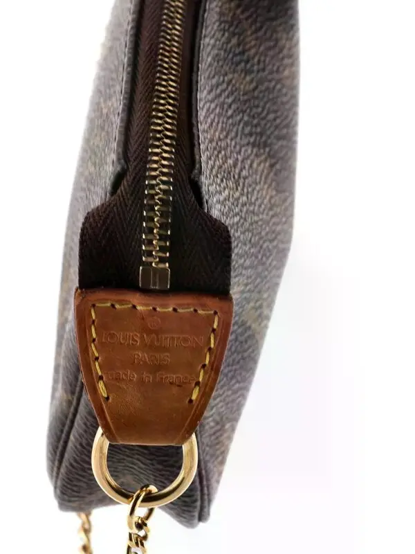 LOUIS VUITTON Pochette Accessoires Monogram Canvas Mini Clutch