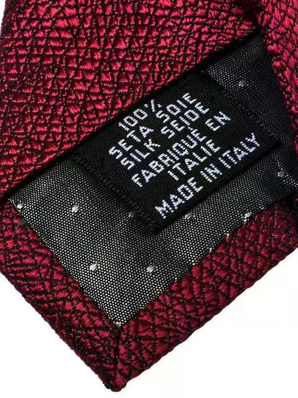Gianfranco Ferre Patterned Jacquard Silk Tie