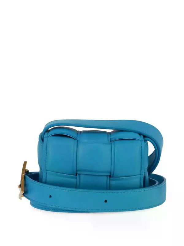 Bottega Veneta Cassette Shoulder Bag - Blue
