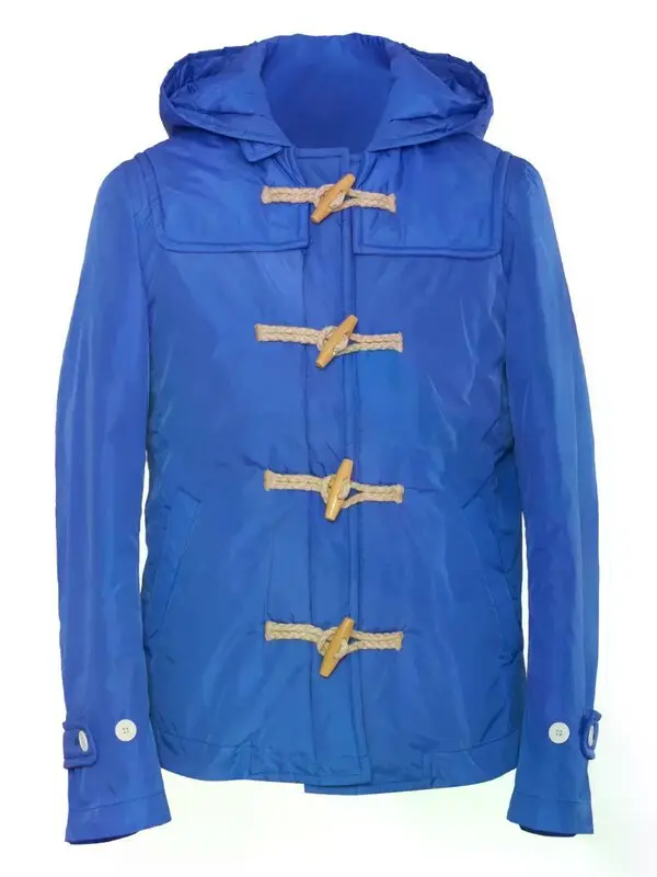 Comme Des Garçons Hooded Technical Jacket - Blue