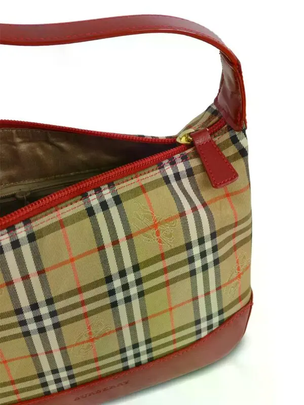 Burberry 1990-2000s House Check Shoulder Bag
