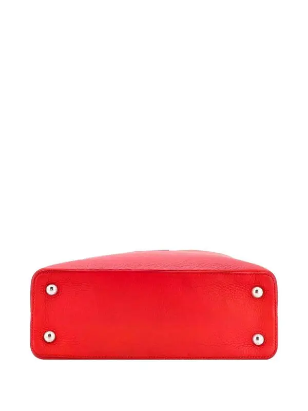 LOUIS VUITTON Capucines Pm Satchel - Red