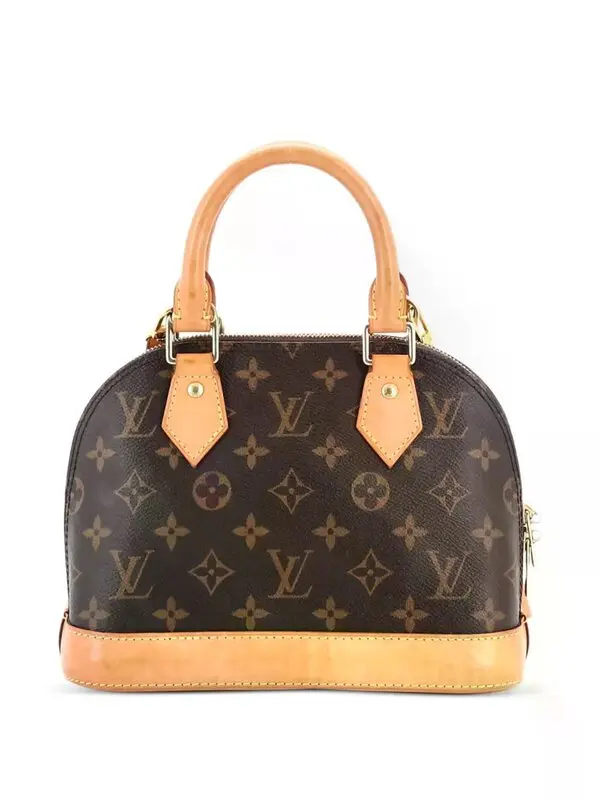 LOUIS VUITTON Alma Bb Monogram Canvas Handbag