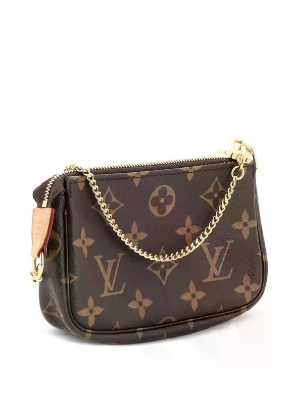 LOUIS VUITTON Pochette Accessoires Monogram Canvas Mini Clutch