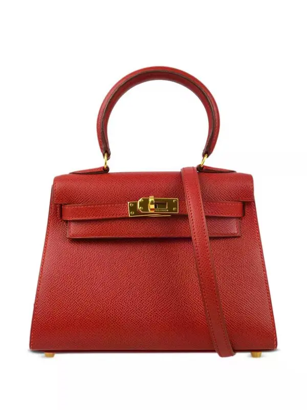 Hermès 1995 Kelly 20 Two-way Handbag - Red