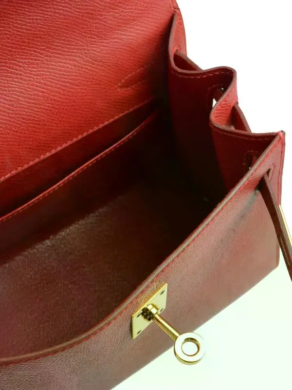 Hermès 1995 Kelly 20 Two-way Handbag - Red