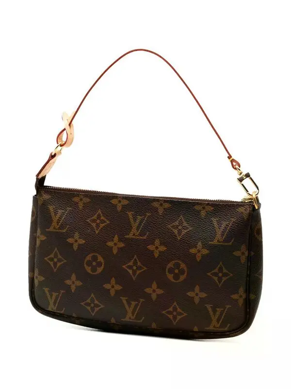 LOUIS VUITTON 1999 Monogram Pochette Accessoires - Brown