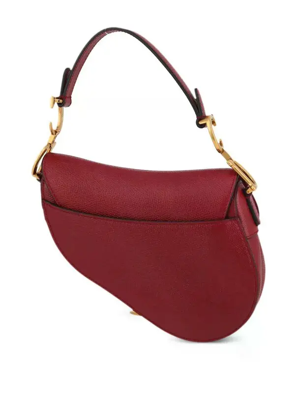 Dior Mini Saddle Handbag - Red