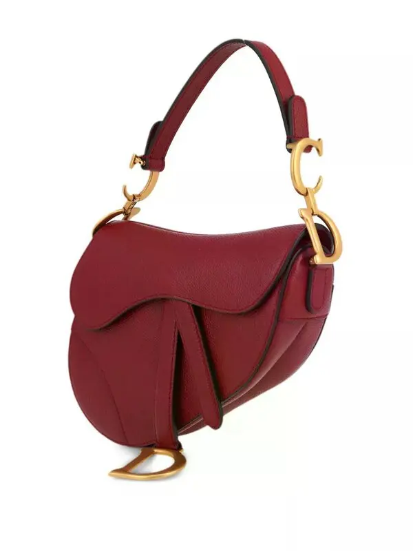Dior Mini Saddle Handbag - Red