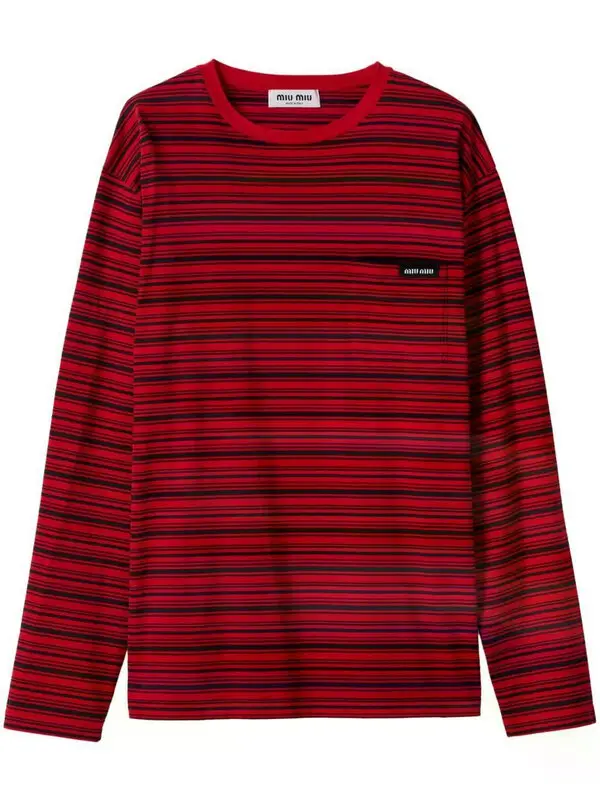 Miu Miu Cotton Jersey T-shirt