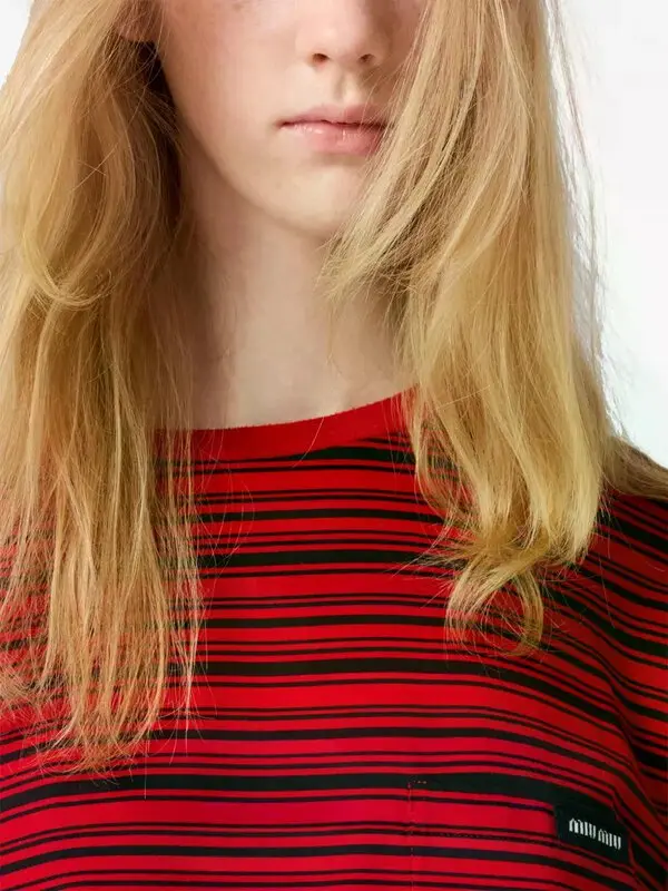 Miu Miu Cotton Jersey T-shirt