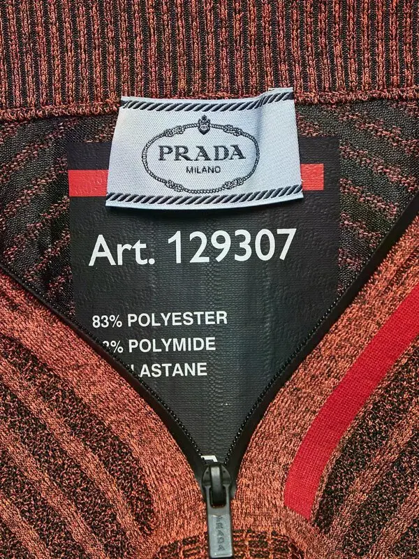 Prada Geometric-pattern Knitted Top