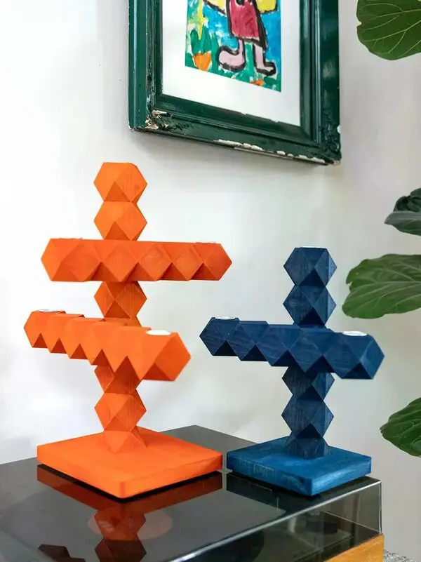 &K AMSTERDAM Clean Cut Candle Holder