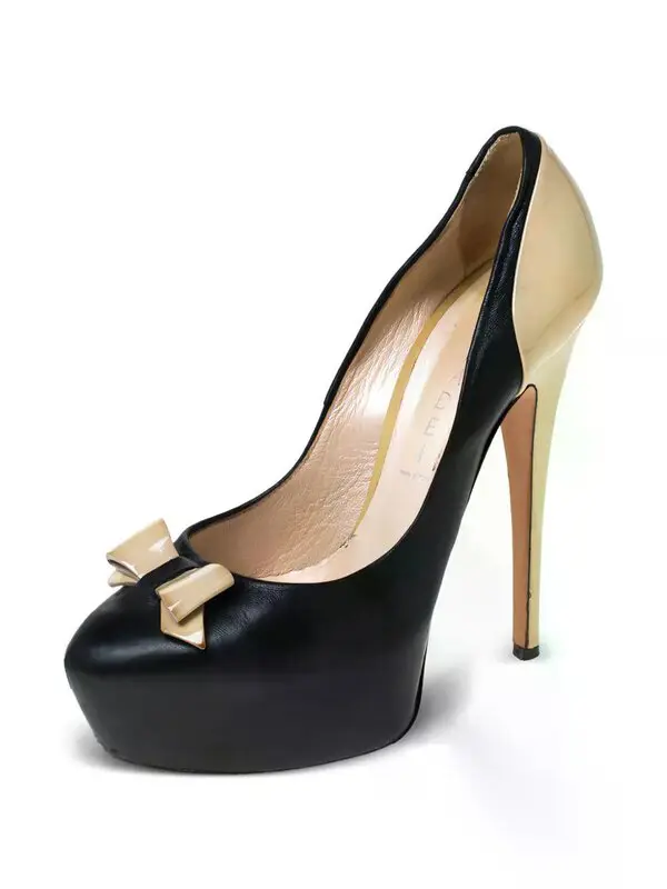 Casadei 145mm Leather Heeled Pumps