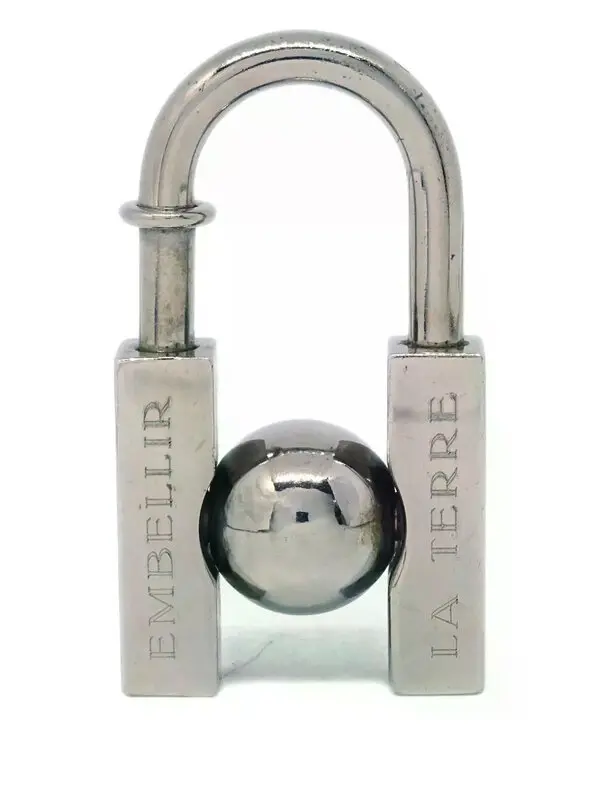 Hermès Pre-owned 2001 Earth Cadena Padlock - Silver