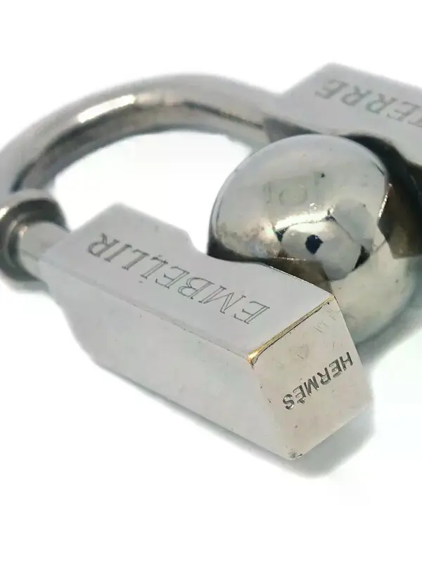 Hermès Pre-owned 2001 Earth Cadena Padlock - Silver