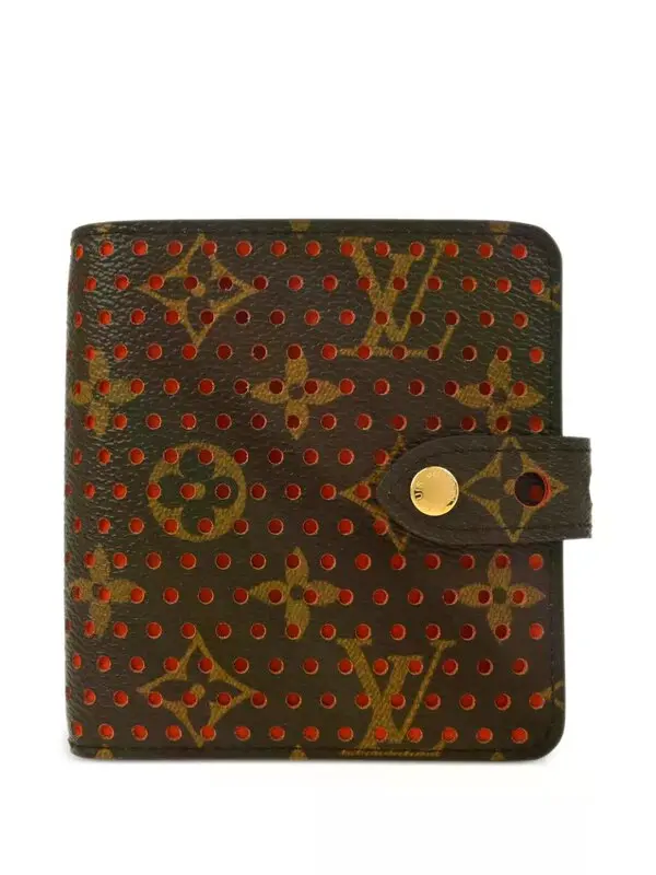 LOUIS VUITTON 2006 Monogram Perforated Wallet - Brown