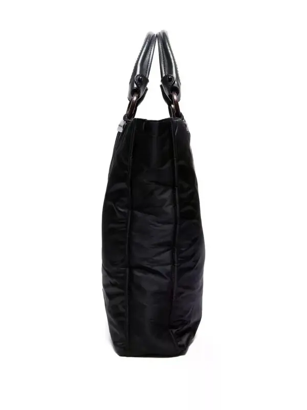FERRAGAMO 1990-2000s Logo-patch Tote Bag