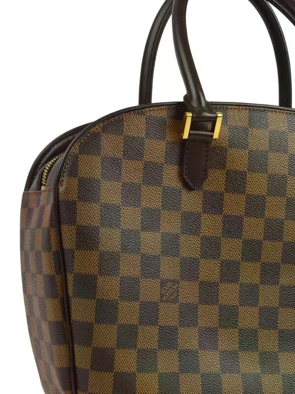 LOUIS VUITTON 2001 Sarria Horizontal Handbag - Brown