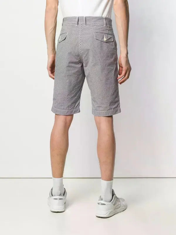 Comme Des Garçons Gingham Checked Tailored Shorts