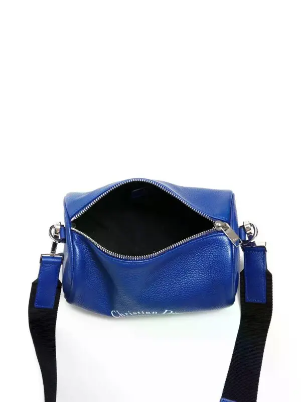 Dior Cylindrical Leather Crossbody Bag - Blue