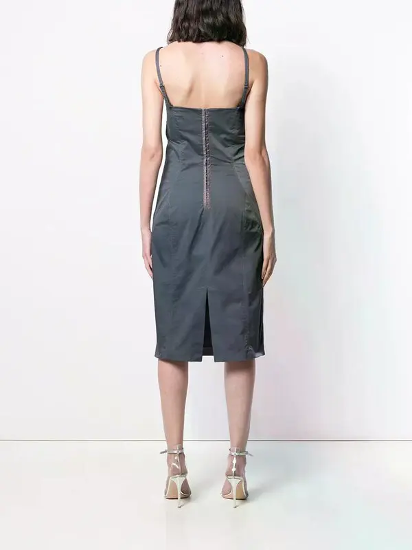 Versace Bustier Style Midi Dress